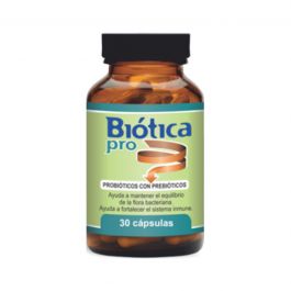 Probióticos + Prebióticos | Biótica® Pro | X 30 Cápsulas